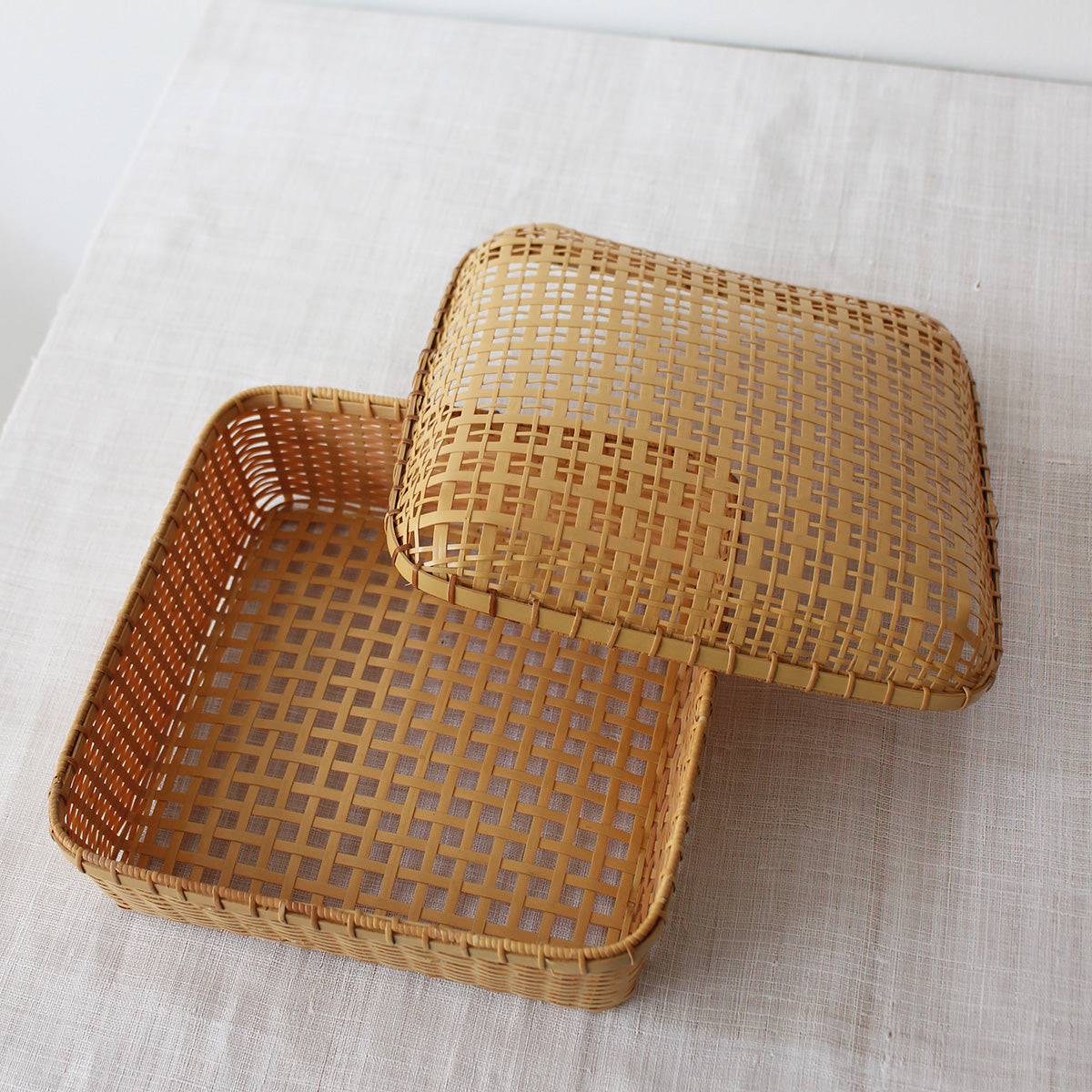 Japanese Woven Bamboo Box – Atelier Ikiwa